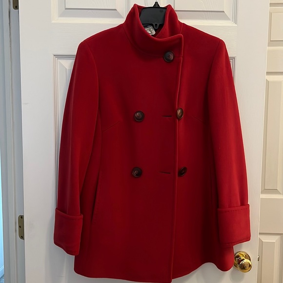 Cinzia Rocca Icons | Jackets & Coats | Cinzia Rocca Red Car Coat | Poshmark